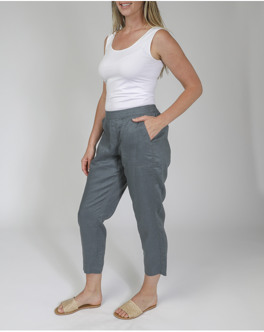 JUMP 7/8 CORE LINEN PANT - Pants : Status Clothing - JUMP S 22