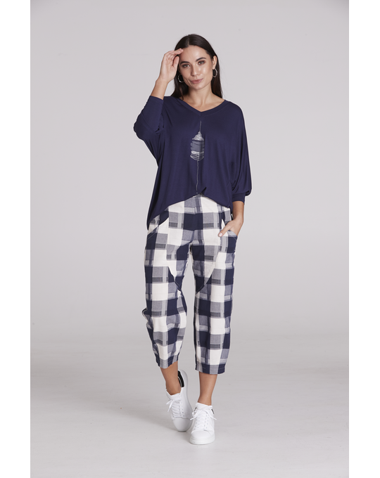 OBI MERCURY VEE NECK TEE - Tops : Status Clothing - OBI W 20