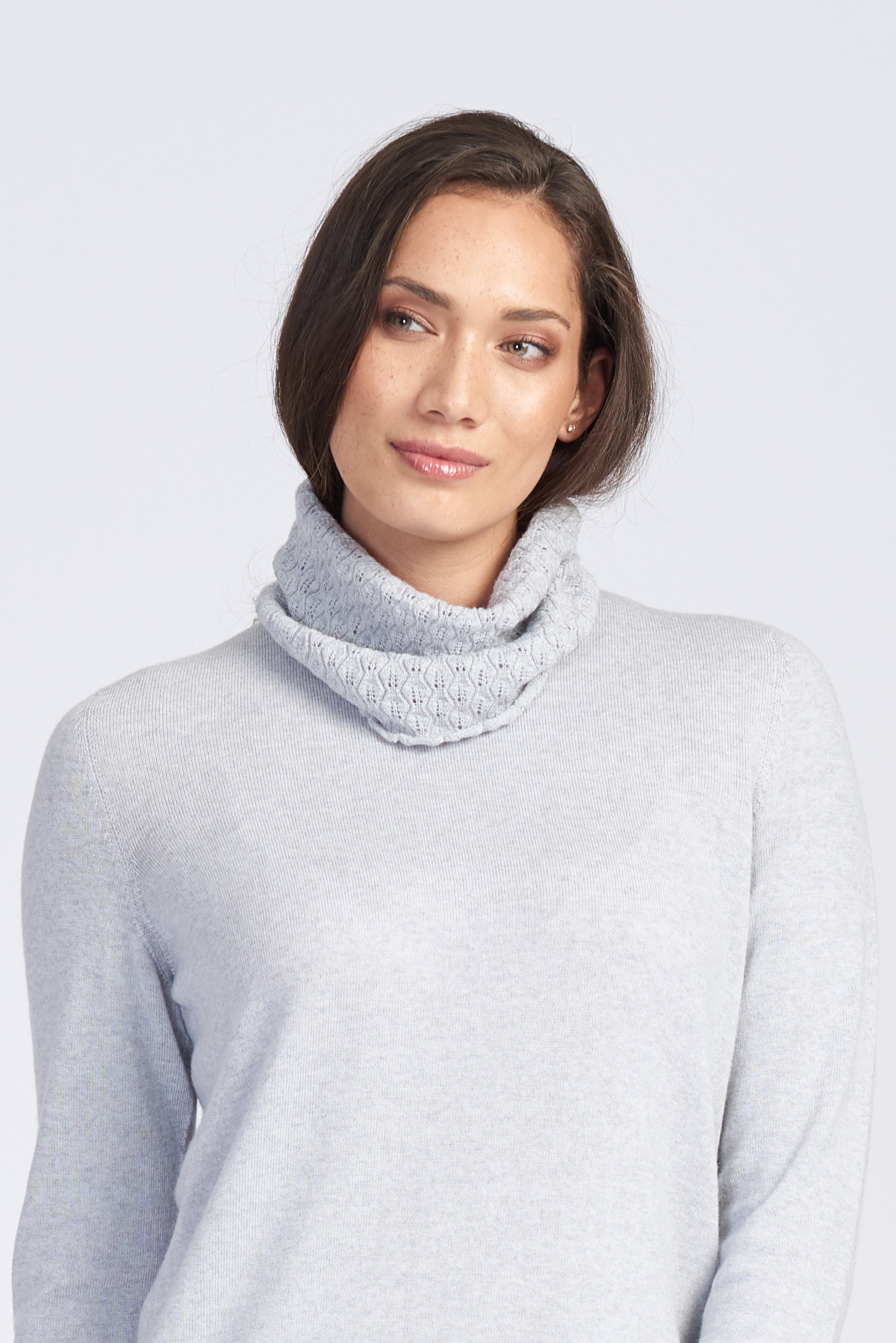 ROYAL MERINO LACE SNOOD - Scarves : Status Clothing - OPTIMUM W 22